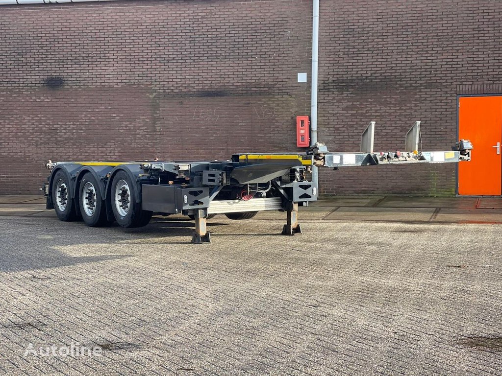 Broshuis 3UCC-39/45 LIFT AXLE, LAST AXLE STEERING, NL TRAILER. poluprikolica za prevoz kontejnera