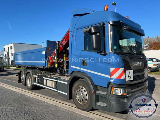 Scania G 410 B6x2*4NA, Meiller Abroller, Mulde mirt kiper