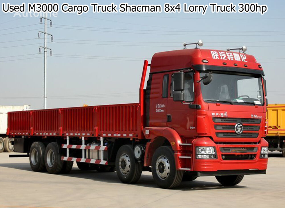 Shacman Used M3000 Cargo Truck Shacman 8x4 Lorry Truck kamion s ravnom platformom