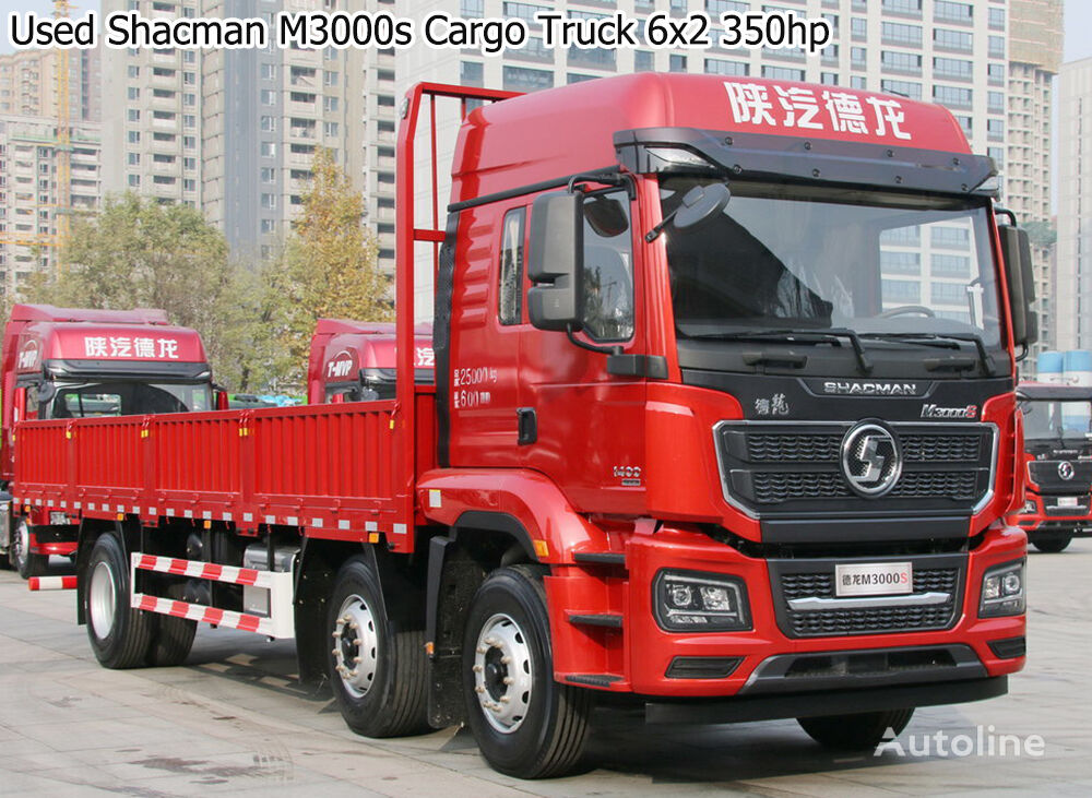 Shacman Used Shacman M3000s Cargo Truck 6x2 350hp kamion s ravnom platformom