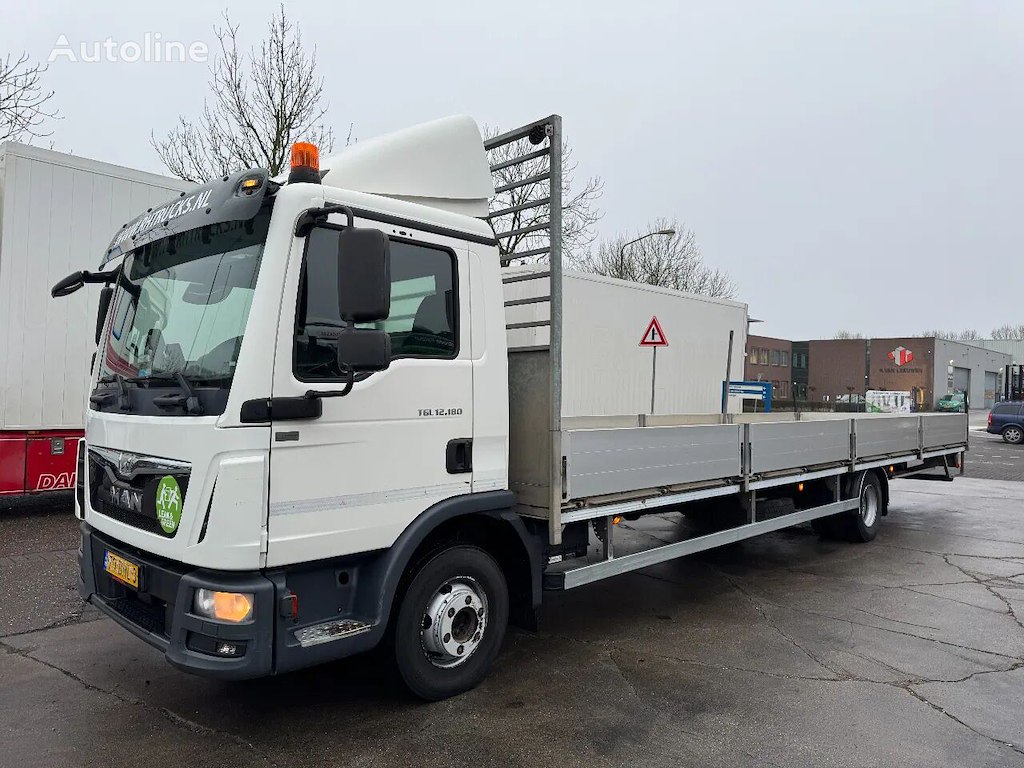 MAN TGL 12.180 4X2 - EURO 6 + NL TRUCK + TÜV 08-2025 kamion s ravnom platformom