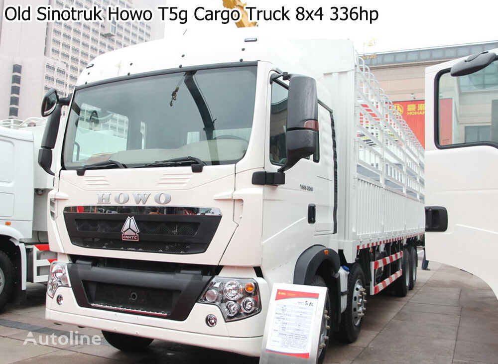 Howo Old Sinotruk Howo T5g Cargo Truck 8x4 for Sale kamion s ravnom platformom