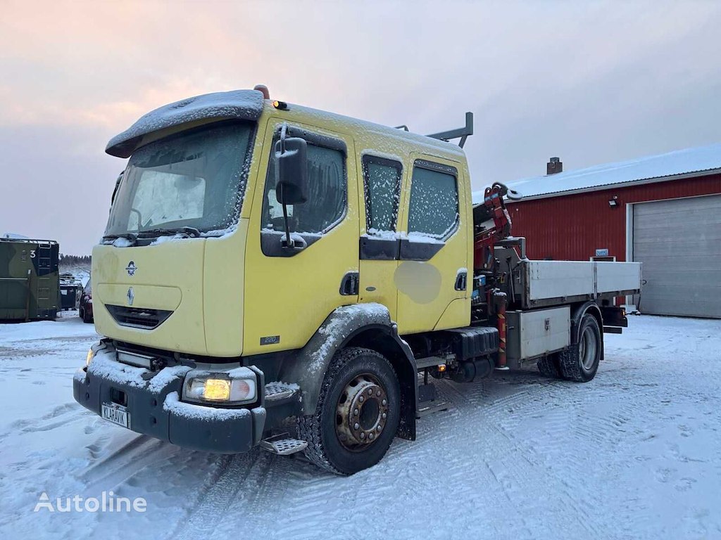 Prodaje se Renault Midlum 220 kamion s ravnom platformom na aukciji