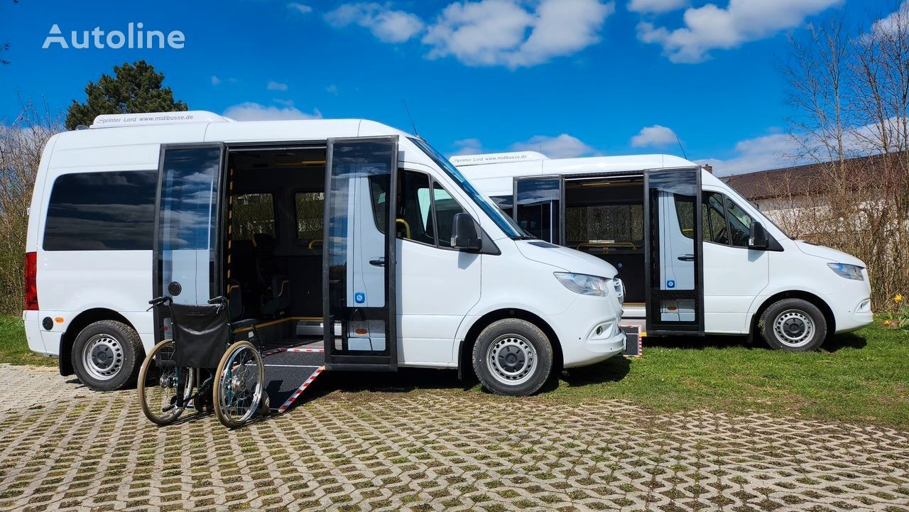 Novi Mercedes-Benz 2 x Lagerfahrzeug Bürgerbus 9 Sitzer Niederflur putnički minibus