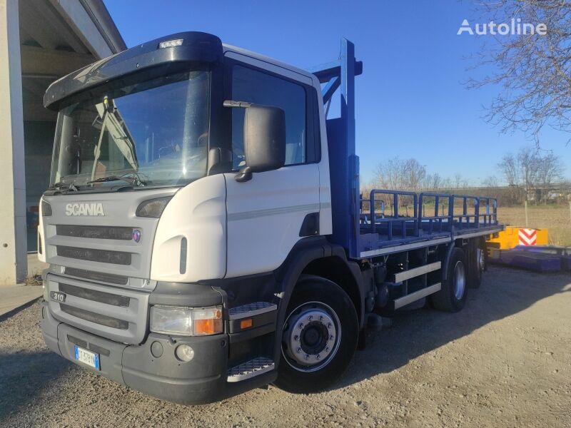 Scania P 310.260 6X2 PASSO CORTO 3700+1300, PIANALE PER FERRO 6,5 METR kamion s ravnom platformom