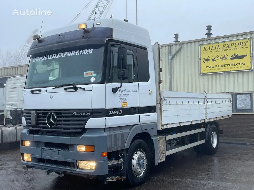 Mercedes-Benz Actros 1843 Open Box Truck V6 EPS Good Condition kamion furgon