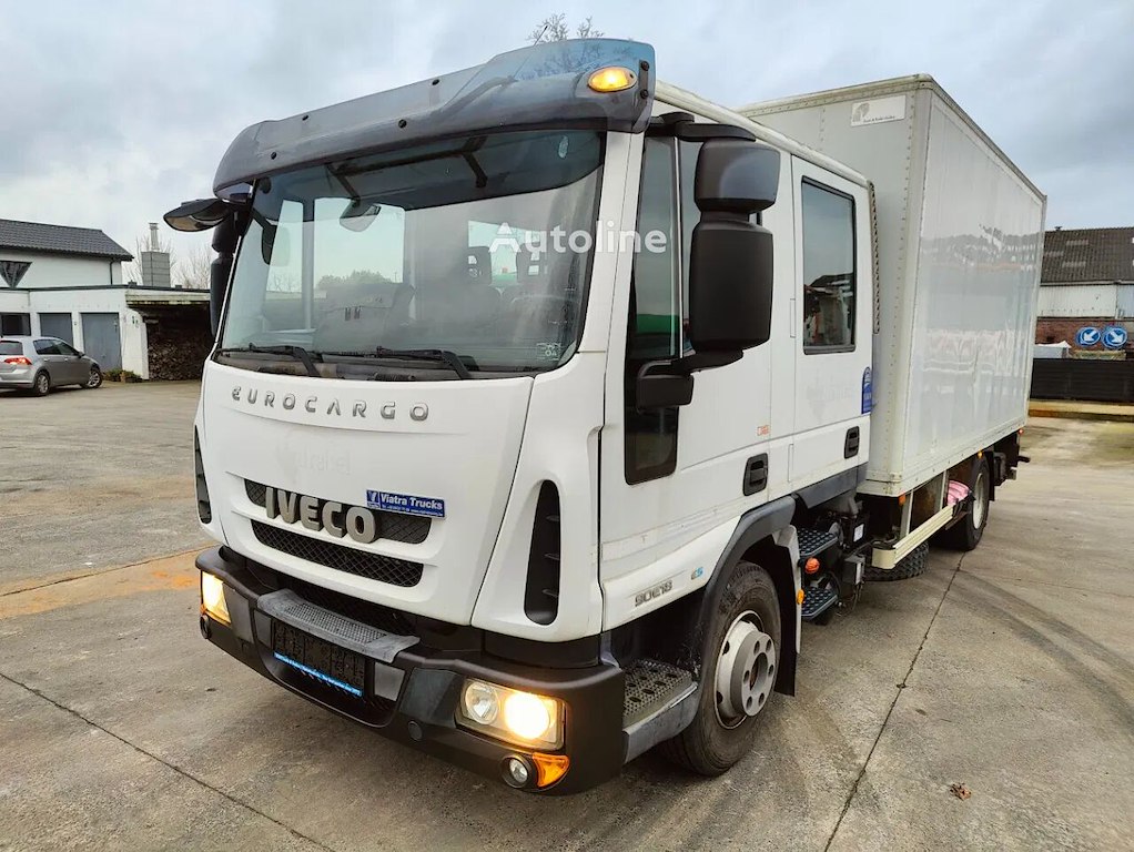 IVECO EuroCargo 90 E 18 Double Cab + BOX + lift kamion furgon