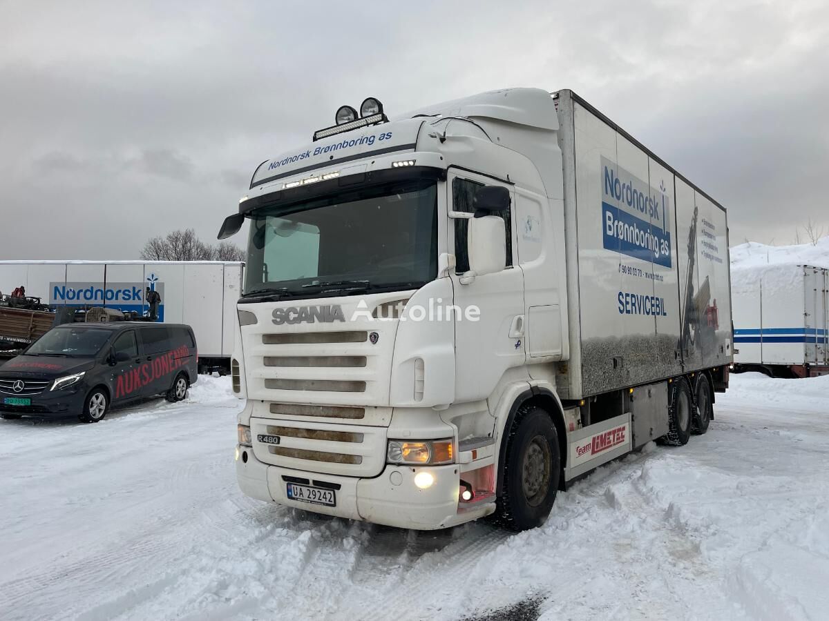 Prodaje se Scania R-serie Skapbil med sideåpning kamion furgon na aukciji