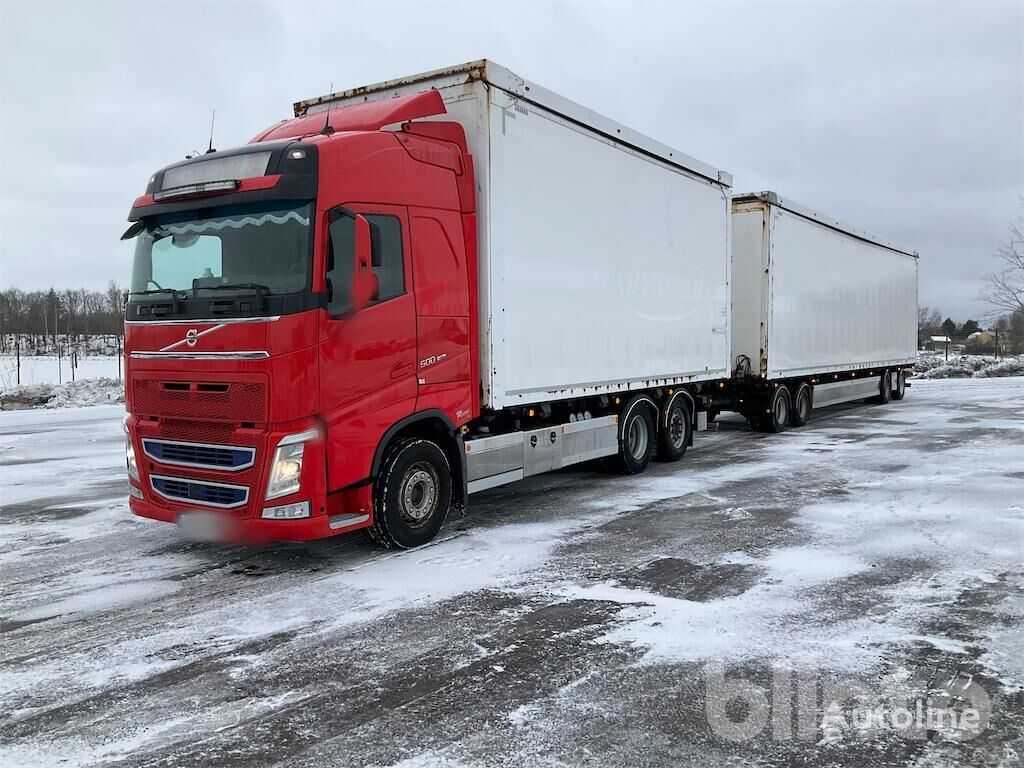 Prodaje se Volvo FH 6*2 kamion furgon na aukciji + prikolica kiper