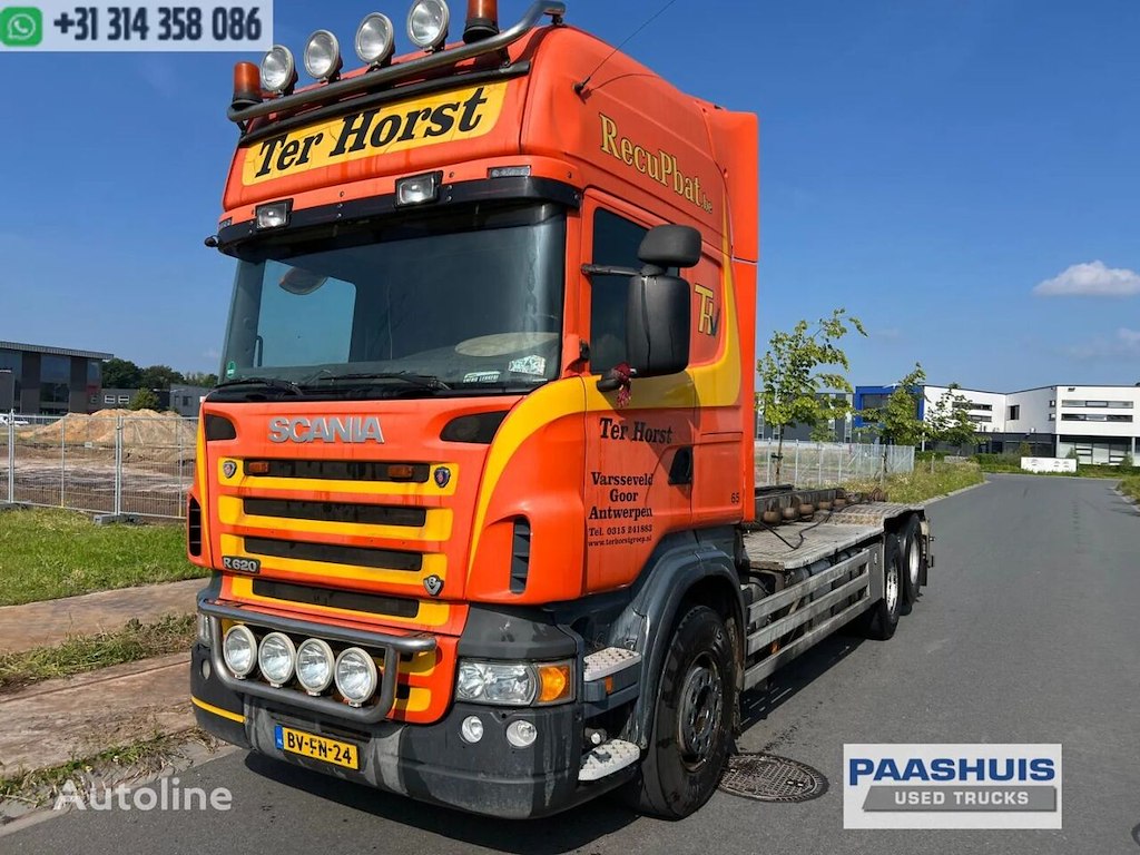 Scania R 620 B 6X2 V8 / retarder / steel spring /airco kamion šasija