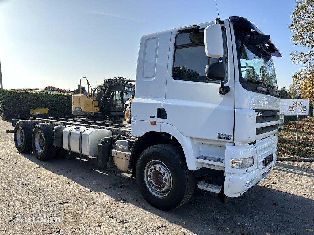 DAF CF 85.460 6x4 CHASSIS CABINE (6m) - MANUAL ZF - BIG AXLES / HUB kamion šasija