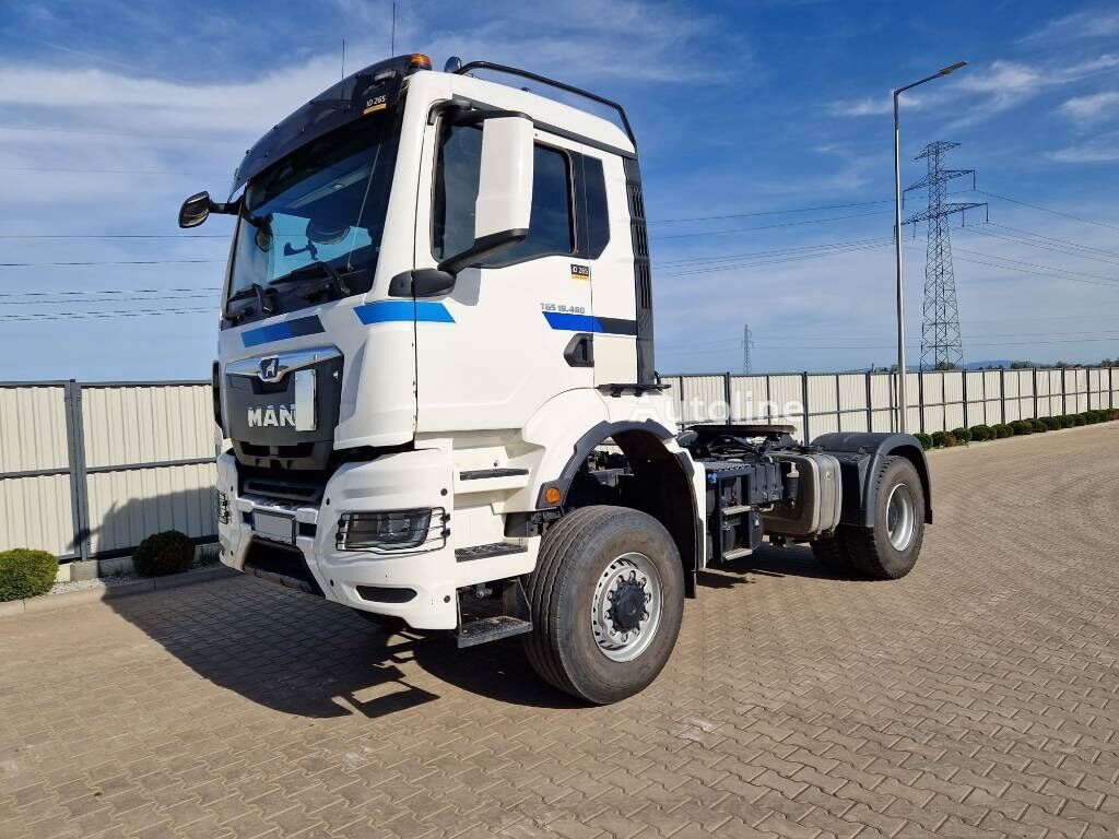 MAN TGS 18.480 4x4 reducer + kipper hydraulic tegljač