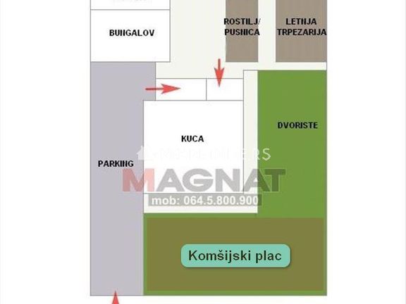 Kuća sa 4 stana, 6,65ar - Predložite način isplate ID#1012