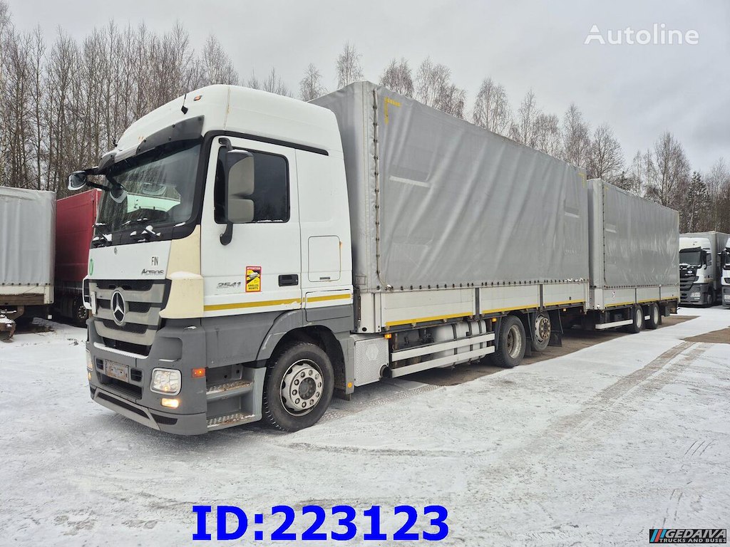 Mercedes-Benz Actros 2541 kamion s ceradom + prikolica sa ceradom