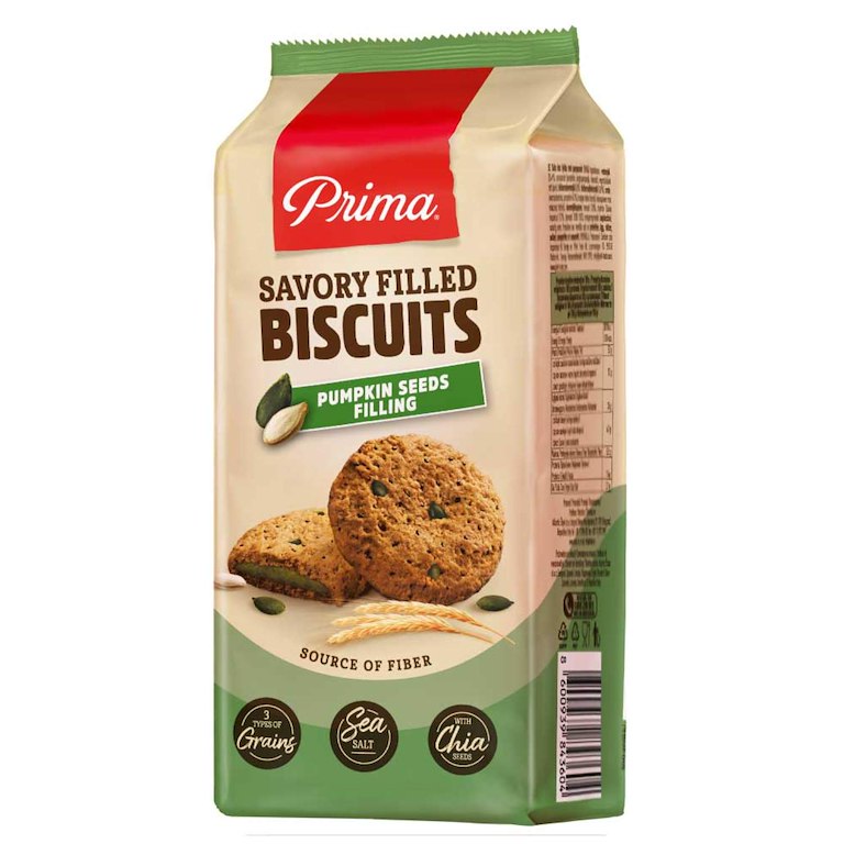 Prima keks punjeni golica 135g prima