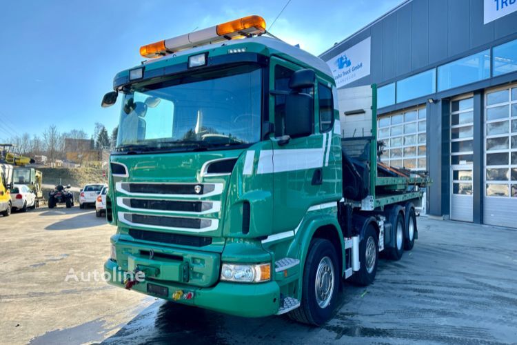 Scania R480 8x4 SWS SZM/Kran/Pritsche kamion platforma