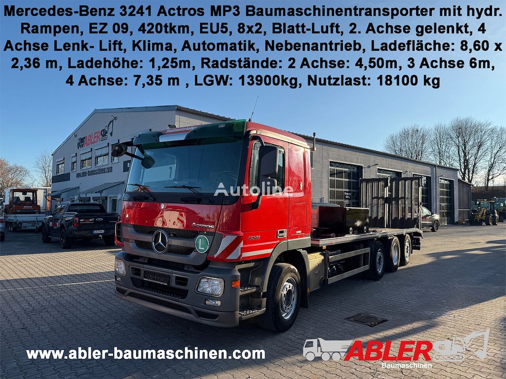 Mercedes-Benz Actros MP3 3241 kamion platforma