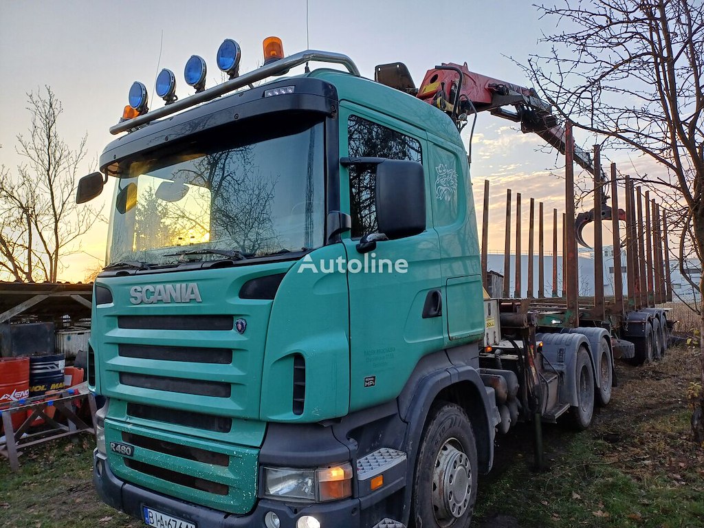 Scania R480 6x4 kamion za prevoz drva