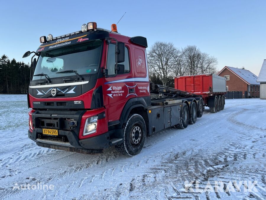 Prodaje se Volvo FmX 500 kamion sa kukom za podizanje tereta na aukciji