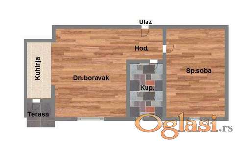 - Pouzdan investitor - 40m2 Dvosoban - TELEP -