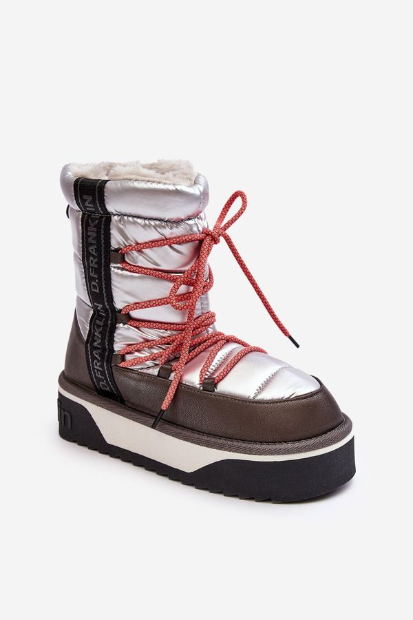 WOMEN'S SNOW BOOTS WITH THICK SOLE VEGAN D.FRANKLIN