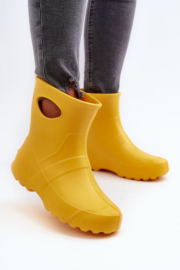 WOMEN'S WATERPROOF BOOTS LEMIGO GARDEN YELLOW