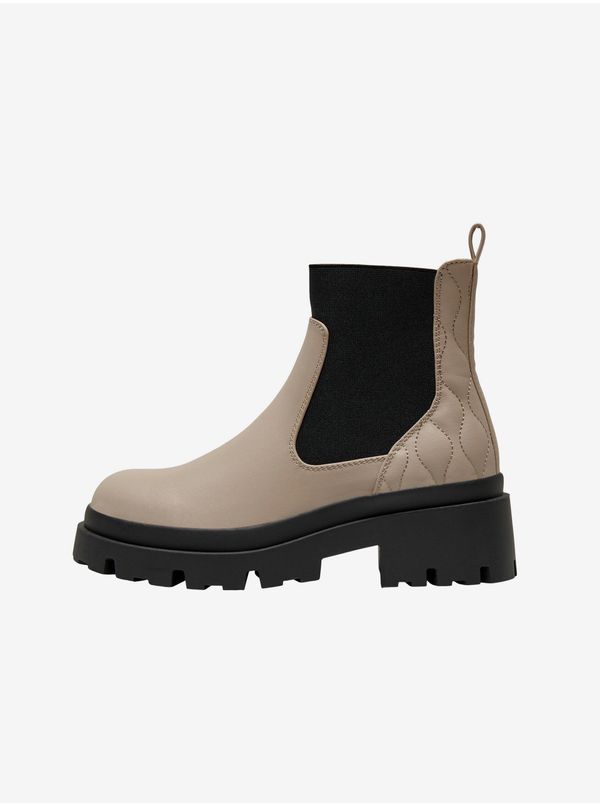 BEIGE WOMEN'S CHELSEA BOOTS ONLY DOJA - WOMEN