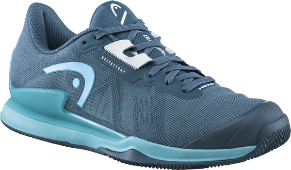WOMEN'S HEAD SPRINT PRO 3.5 CLAY GREY/TEAL TENNIS SHOES EUR 36.5