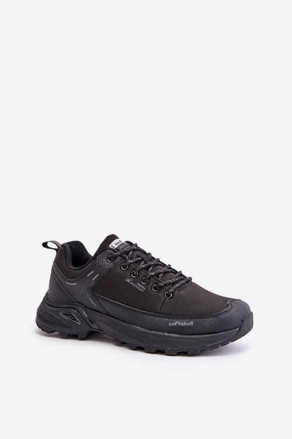 WATERPROOF LIGHTWEIGHT MEN'S TREKKING SPORTS SHOES MCBRAUN BLACK
