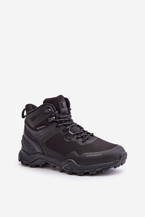 LIGHTWEIGHT INSULATED MEN'S TREKKING SHOES MCBRAUN WATERPROOF BLACK