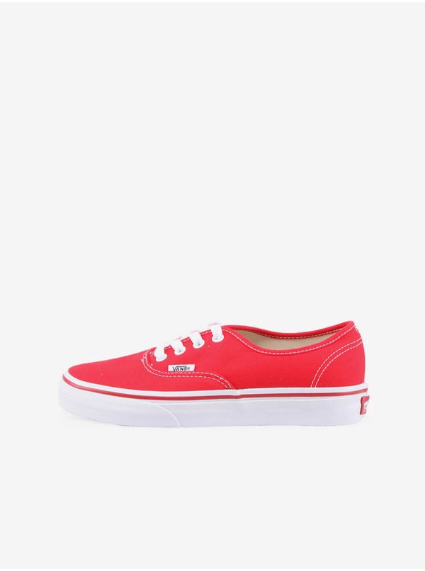 RED WOMEN'S SNEAKERS VANS AUTHENTIC - WOMEN