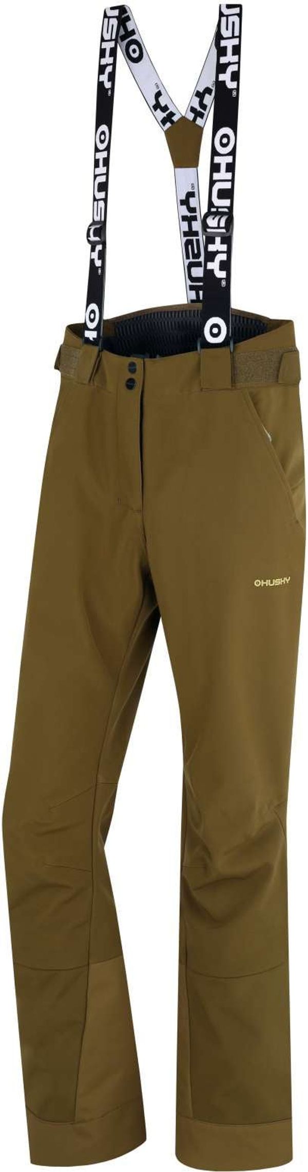 WOMEN'S SKI PANTS HUSKY GALTI L DK. KHAKI