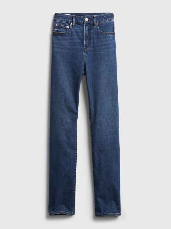 GAP JEANS CLASSIC STRAIGHT HIGH RISE WASHWELL - WOMEN