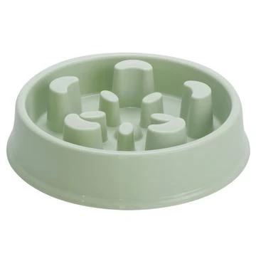 CANDY COLOR NON-SLIP SLOW FEEDER DOG BOWL