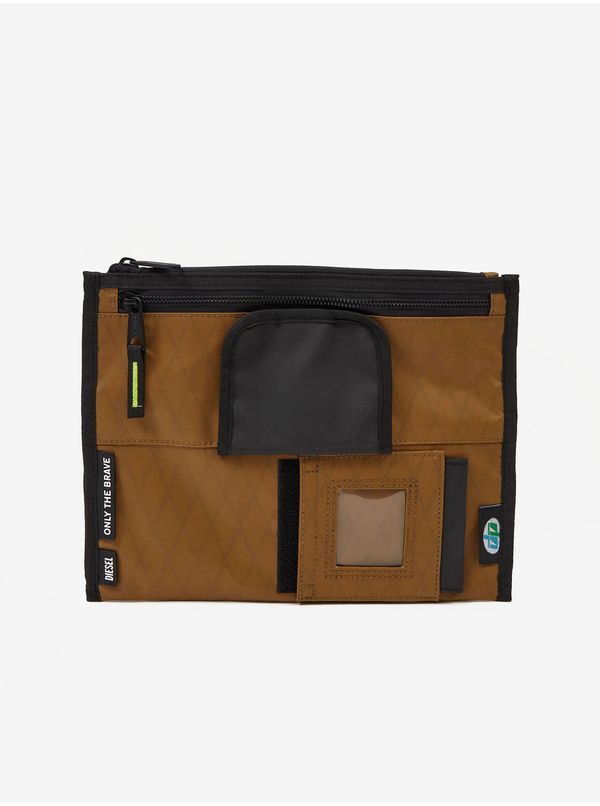 BLACK-BROWN MEN'S CROSSBODY BAG DIESEL - MEN'S