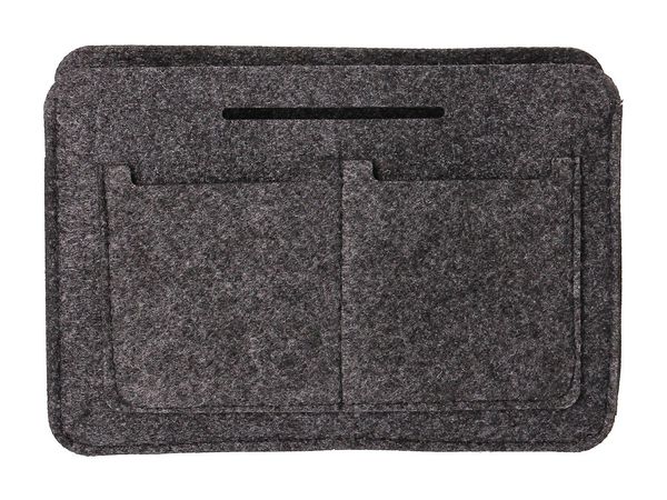 BERTONI UNISEX'S FELT BAG ORGANISER BLACK