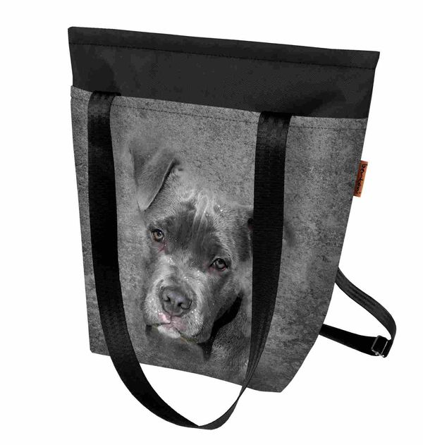 BERTONI UNISEX'S BACKPACK/BAG 2IN1 PIT BULL