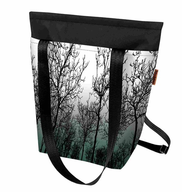 BERTONI UNISEX'S BACKPACK/BAG 2IN1 FOREST MOOD