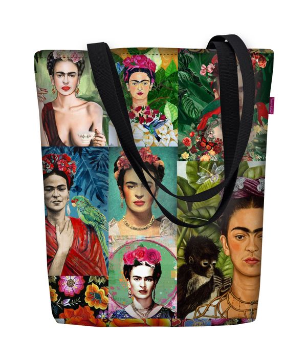 BERTONI UNISEX'S CANVAS BAG SUNNY MODERN FRIDA