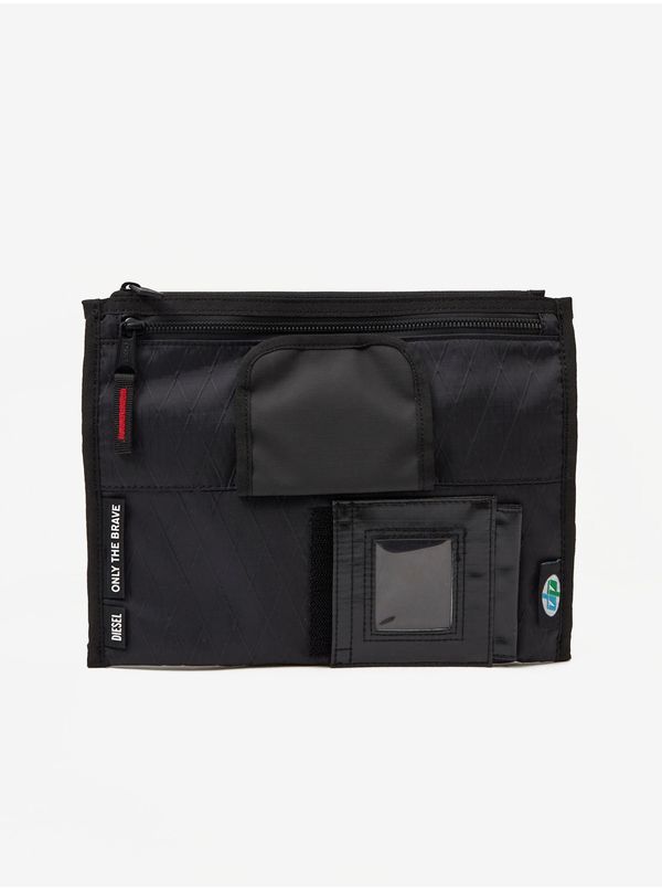 BLACK MEN'S DIESEL CROSSBODY BAG - MEN'S