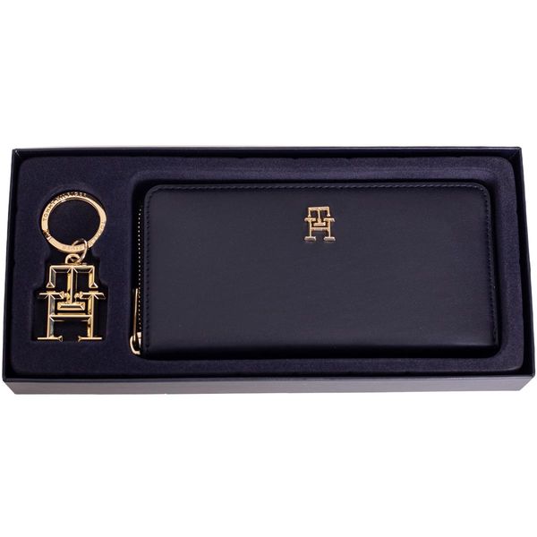 TOMMY HILFIGER WOMAN'S WALLET 8720641983051 NAVY BLUE