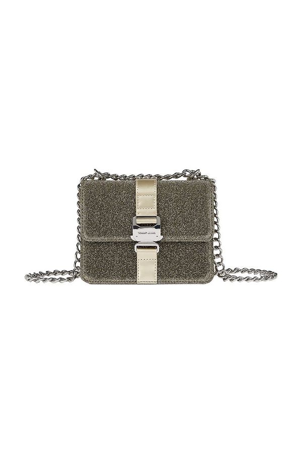 TOMMY JEANS HANDBAG - TJW ITEM GOLD CROSSOVER GREEN