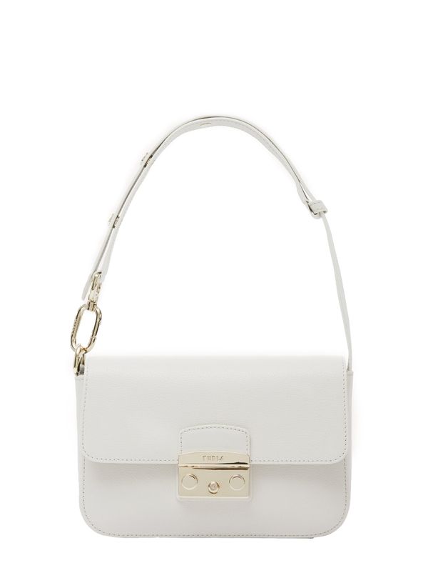 FURLA HANDBAG - METROPOLIS S SHOULDER BAG WHITE