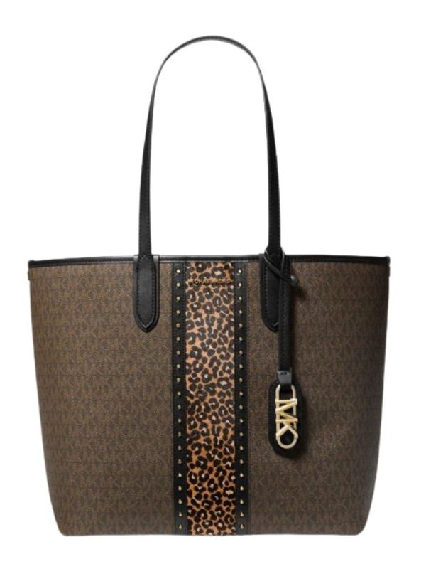 MICHAEL KORS HANDBAG - LG EW OPEN TOTE BROWN