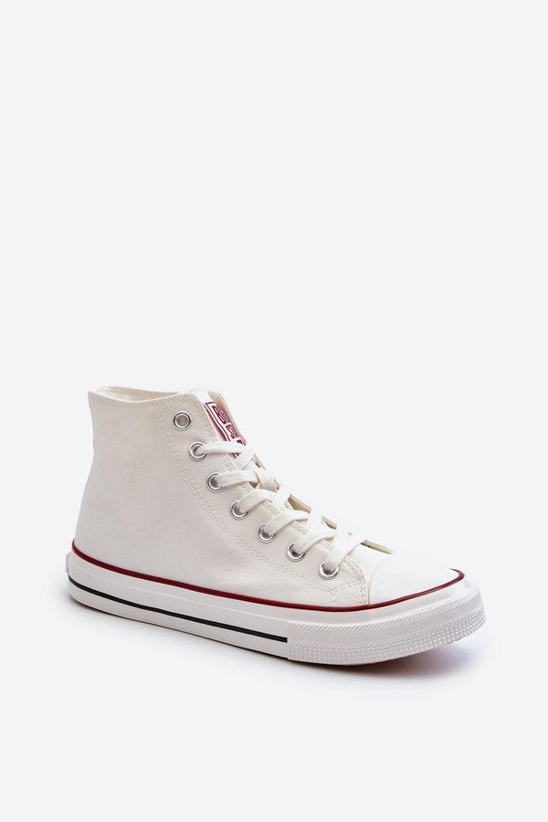MEN'S BIG STAR HIGH SNEAKERS WHITE
