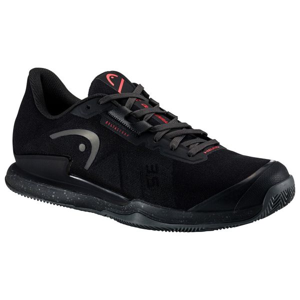 HEAD SPRINT PRO 3.5 CLAY BLACK/RED MEN'S TENNIS SHOES EUR 47