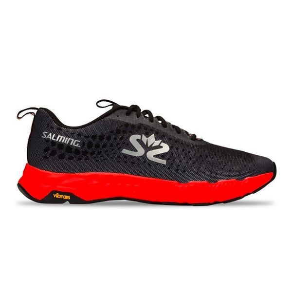 SALMING GREYHOUND MEN'S RUNNING SHOES BLACK & RED, UK 11.5 / US 12.5 / EUR 47 1/3 / 30.5CM