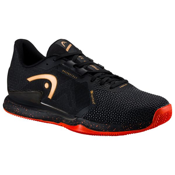 HEAD SPRINT PRO 3.5 SF CLAY BLACK ORANGE EUR 46 MEN'S TENNIS SHOES