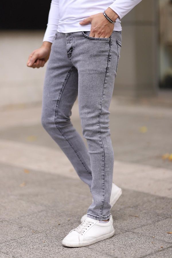 TRENDYOL GRAY SKINNY NAIL JEANS JEANS