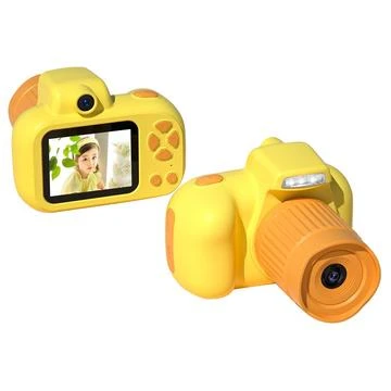 X18 KIDS MINI DIGITAL CAMERA - HD VIDEO RECORDING, 32GB - YELLOW